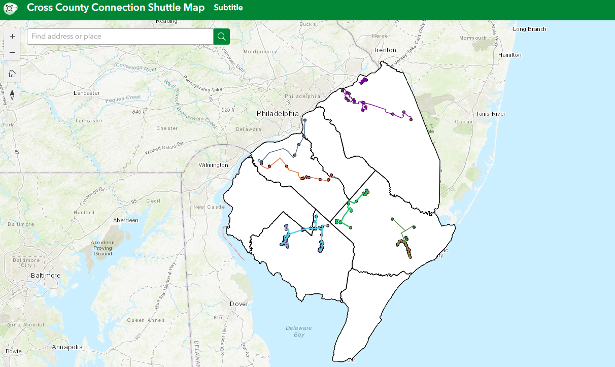 Interactive Transportation Map - Crosscounty